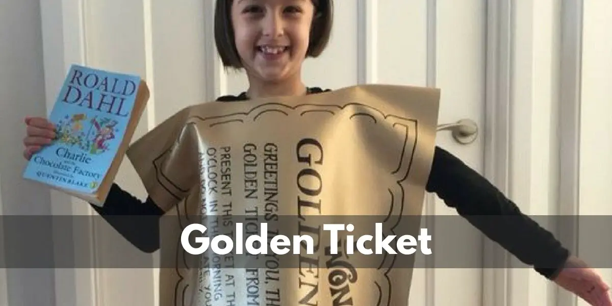 Golden Ticket Costume for Halloween