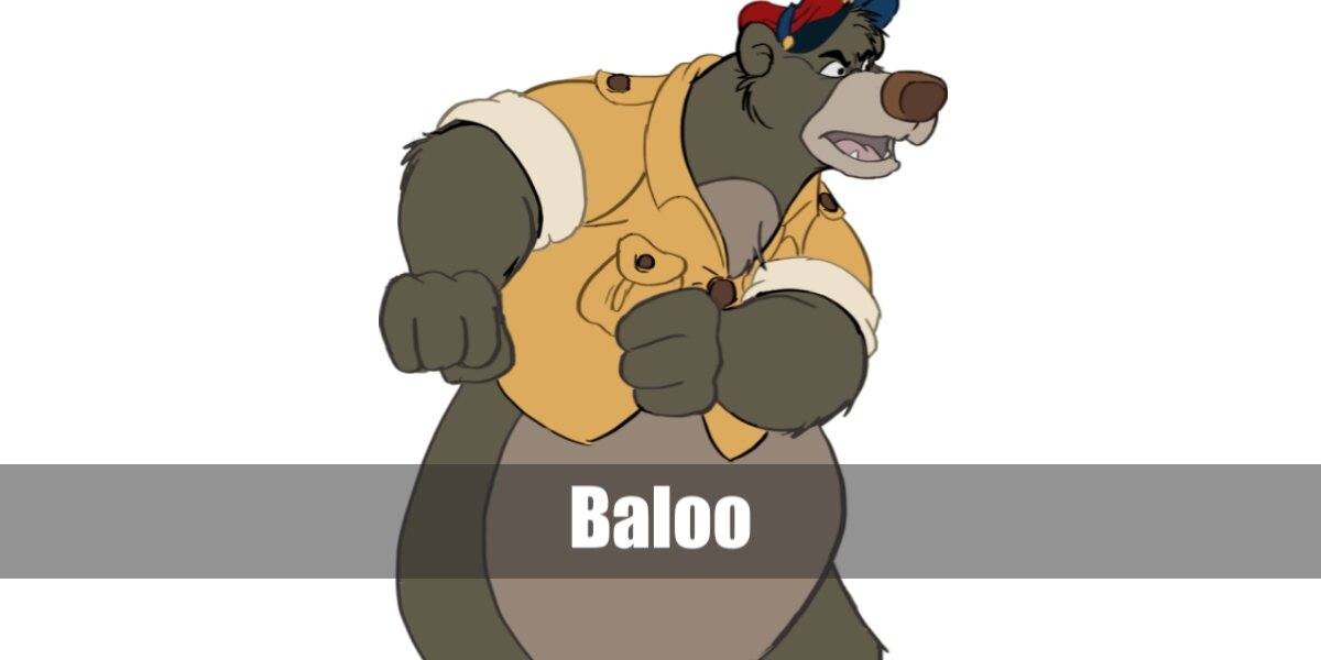Baloo Costume from Talespin for Halloween