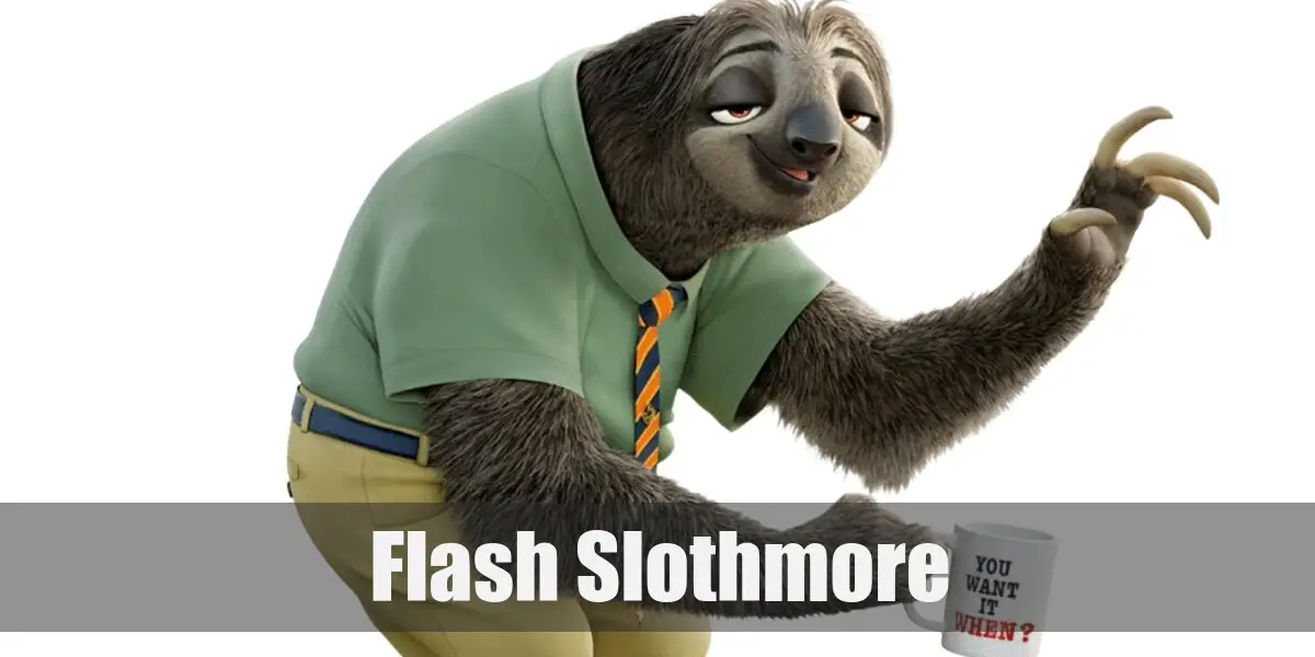 Flash Slothmore (Zootopia) Costume for Halloween