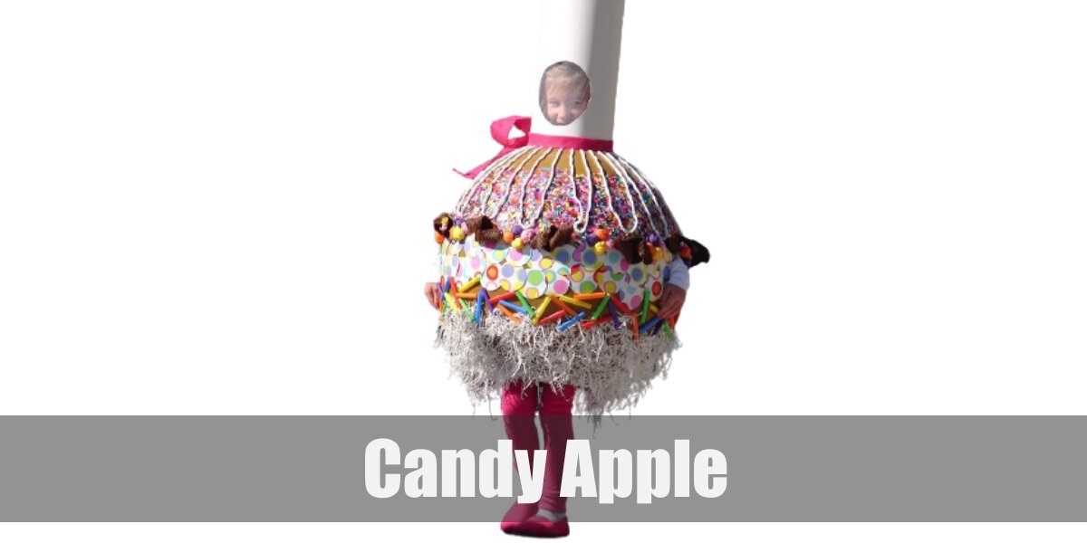 Candy Apple Costume for Halloween