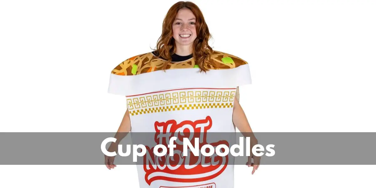 Cup of Noodles Costume for Halloween