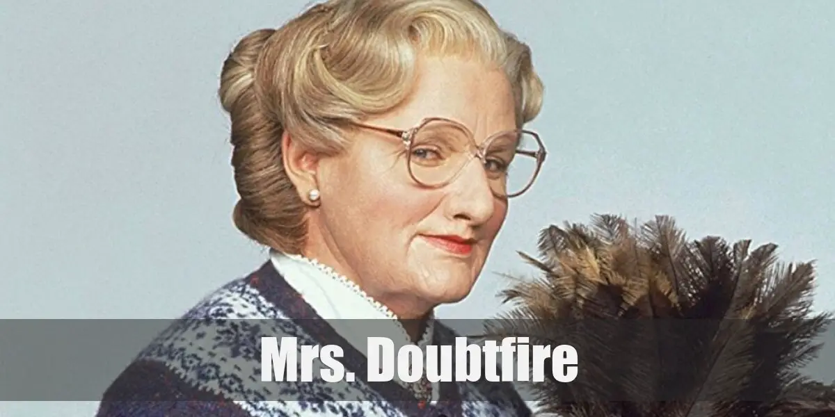 Mrs. Doubtfire Costume for Halloween