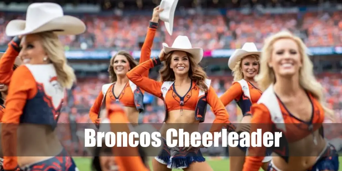 Broncos Cheerleader Costume for Halloween